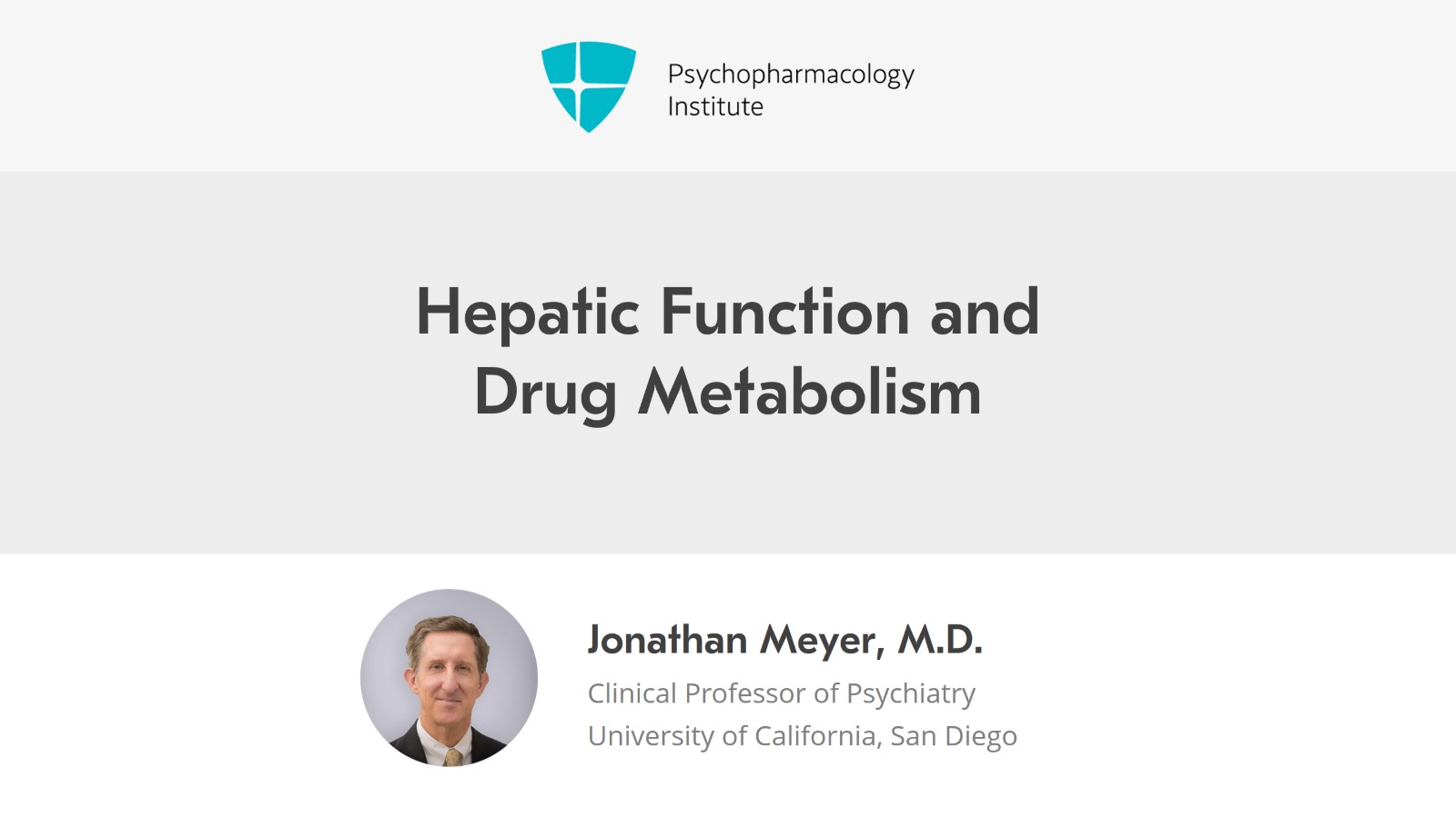 Psychopharmacology Institute