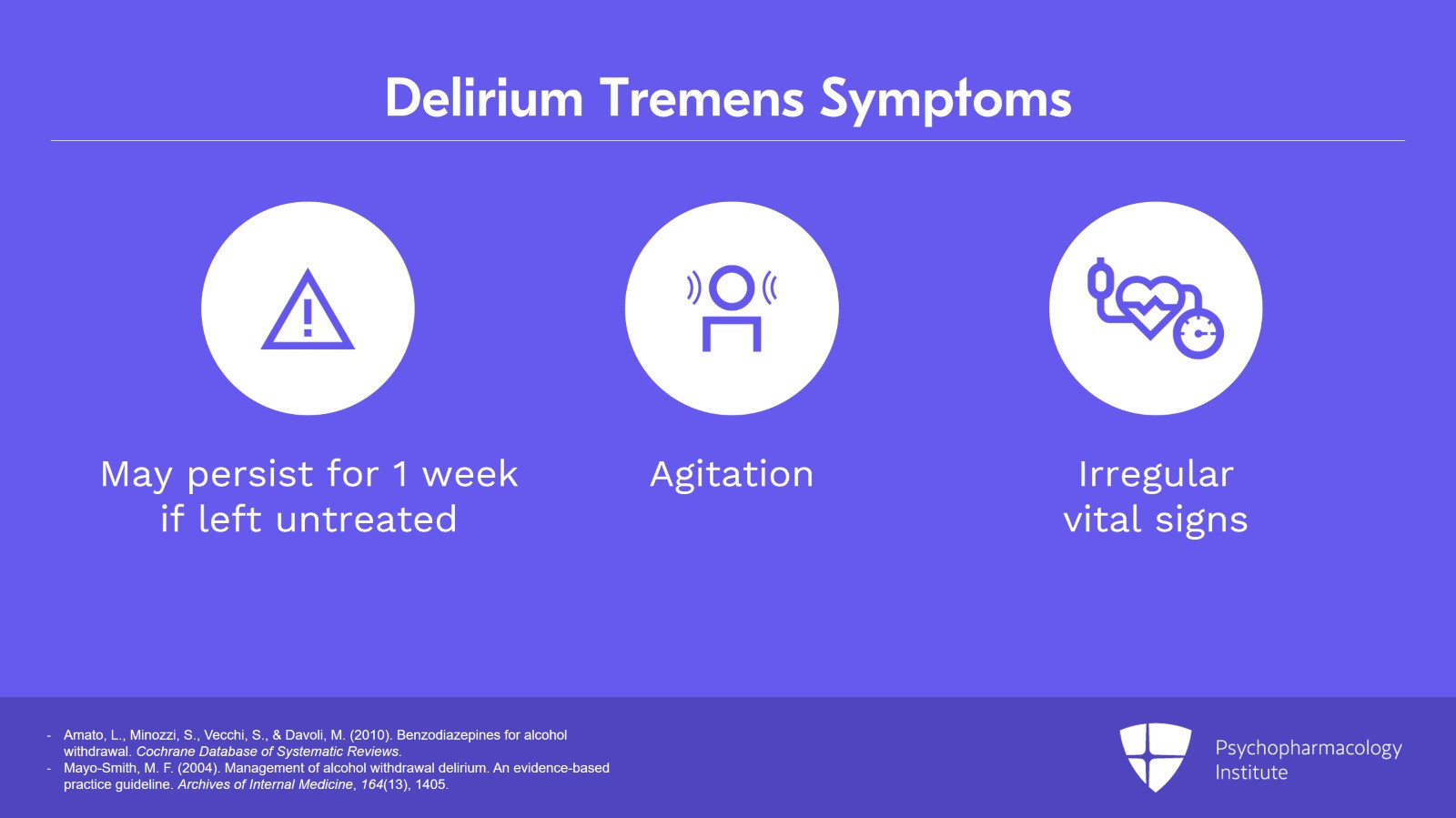 delirium tremens example