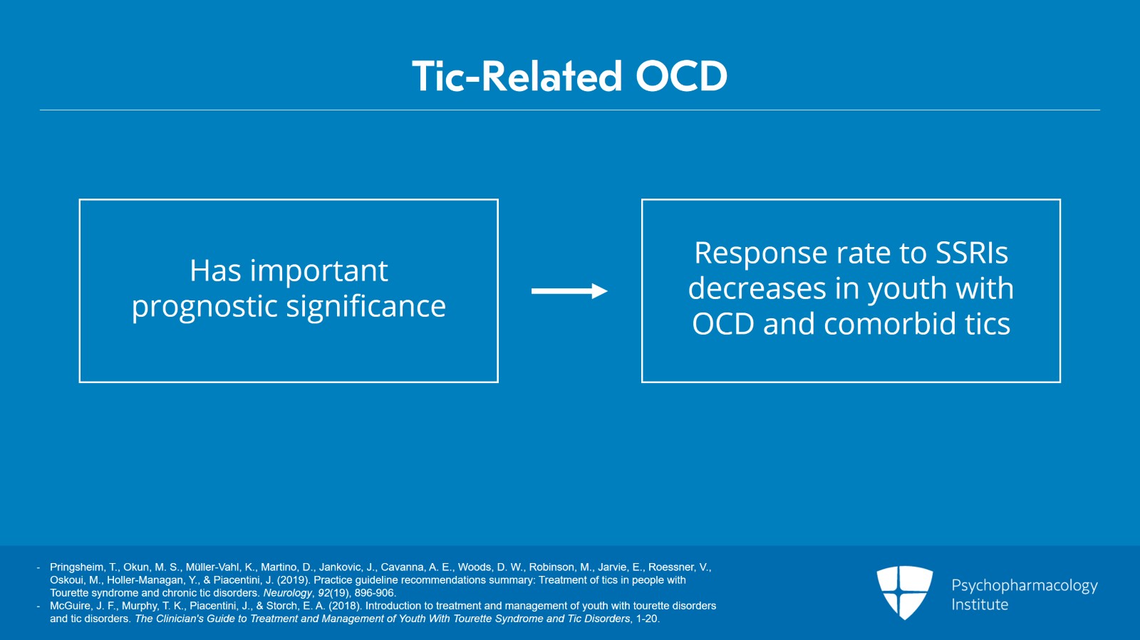competing responses for tics